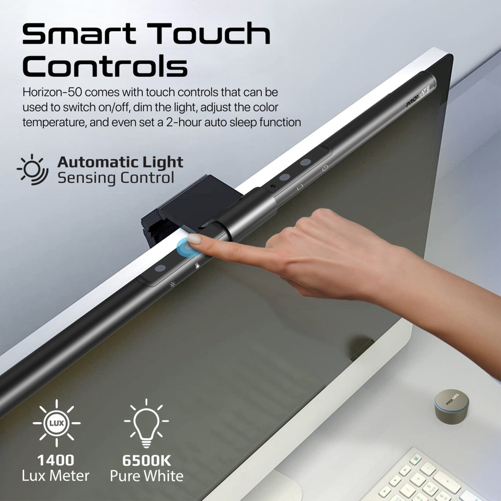 LumiBar™ Touch Controlled LED Monitor Light with Wireless Controller ...