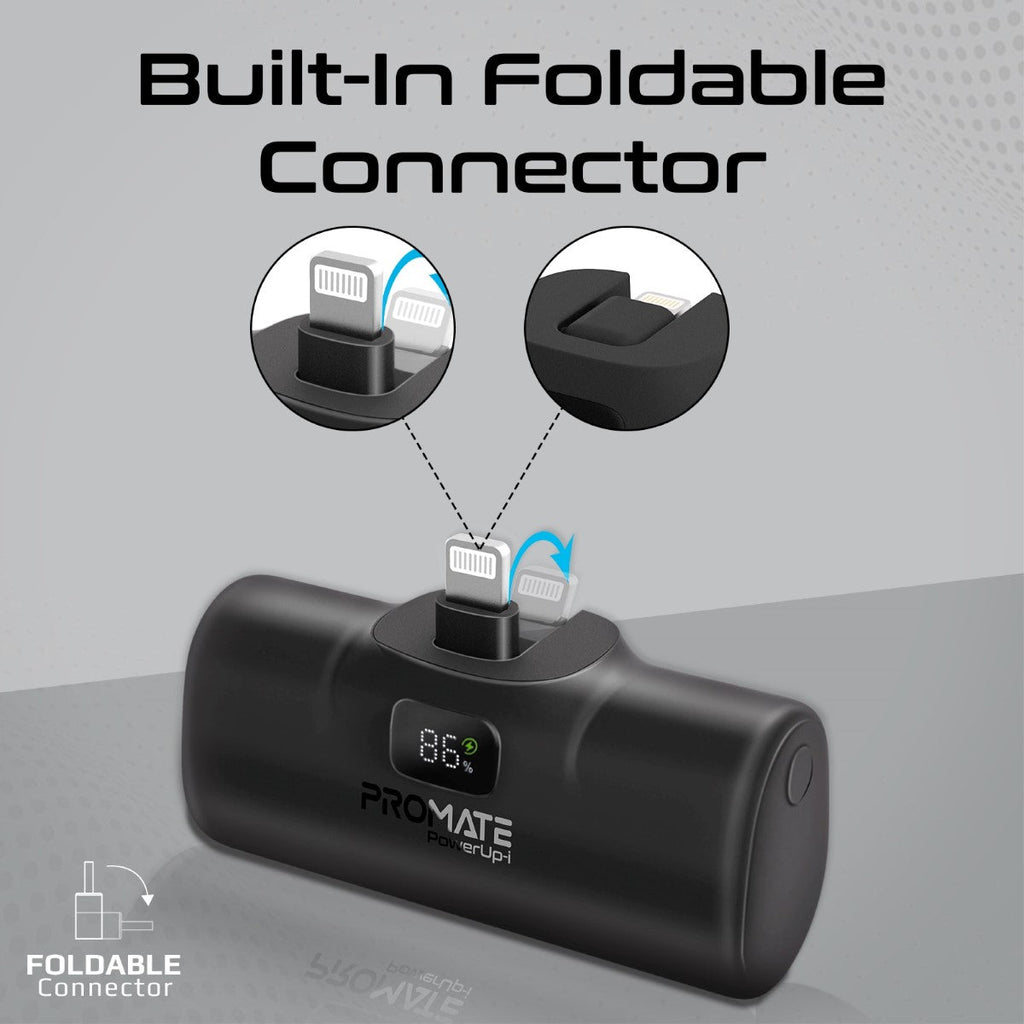 Ultra-Compact fast charging Power Bank with In-Built Lightning Connect ...