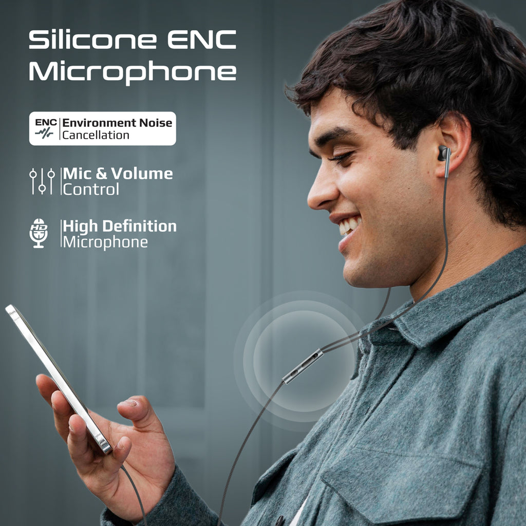 High Fidelity USB-C ENC Stereo Wired Earphones – Promate Technologies
