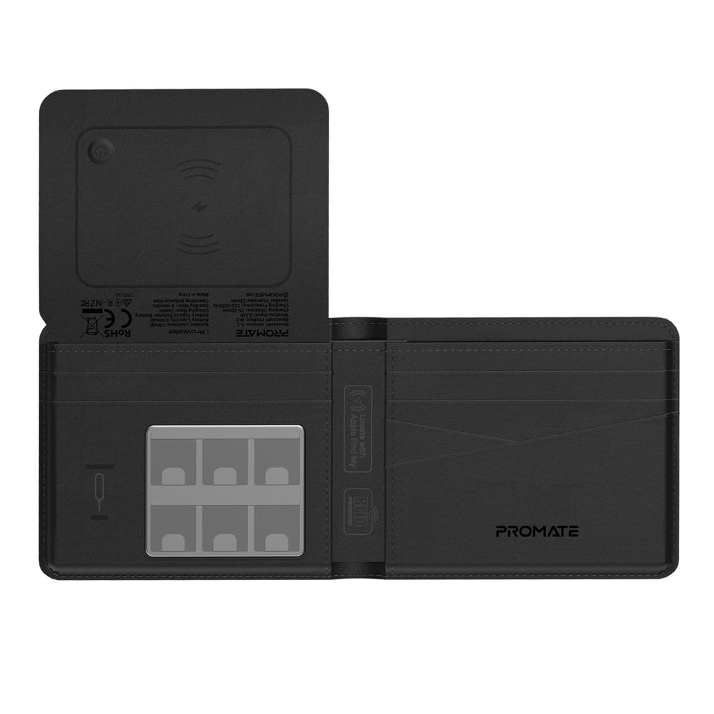 Anti-Loss Slim Leather Wallet with RFID Protection & Smart Tracking ...