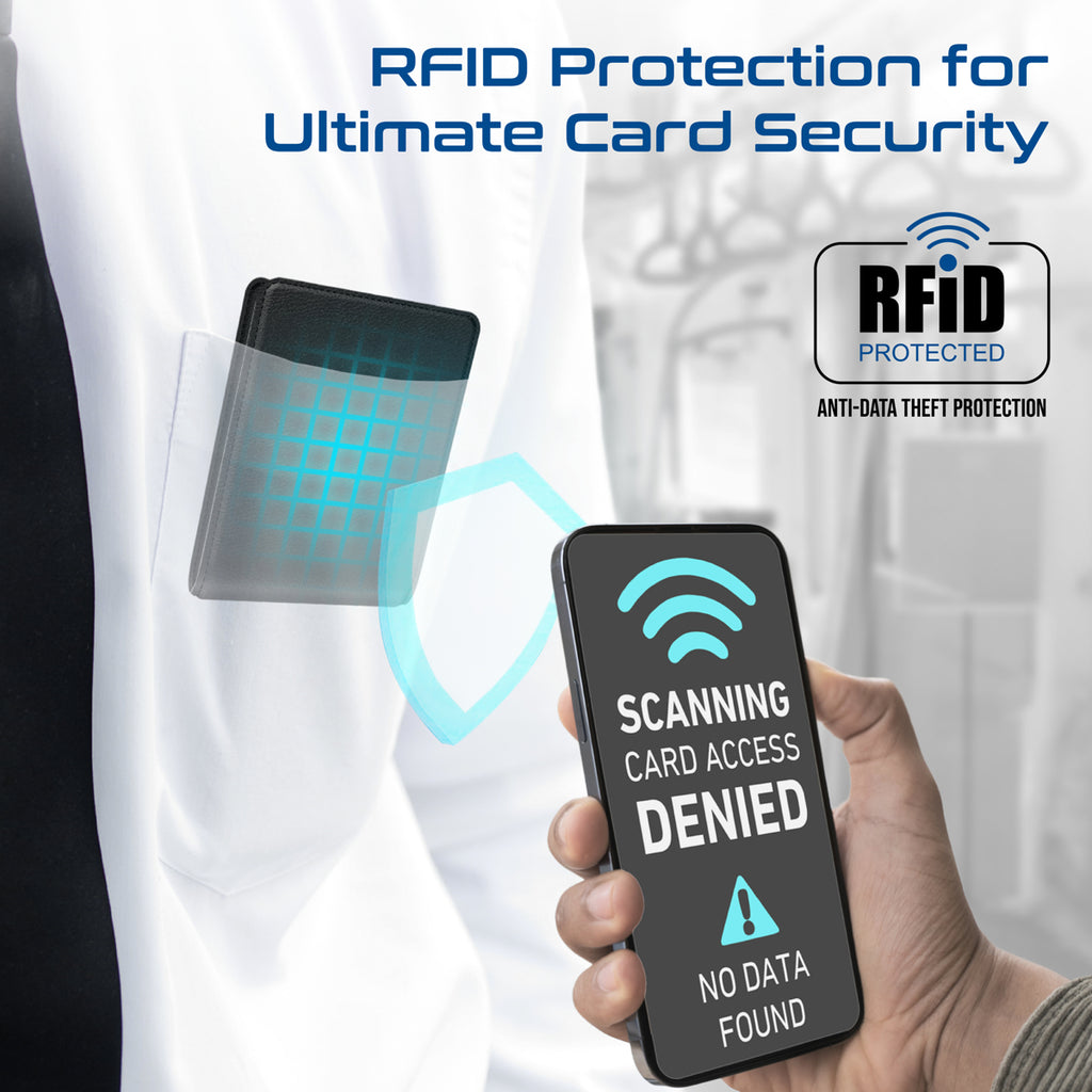 Anti-Loss Slim Leather Wallet with RFID Protection & Smart Tracking ...