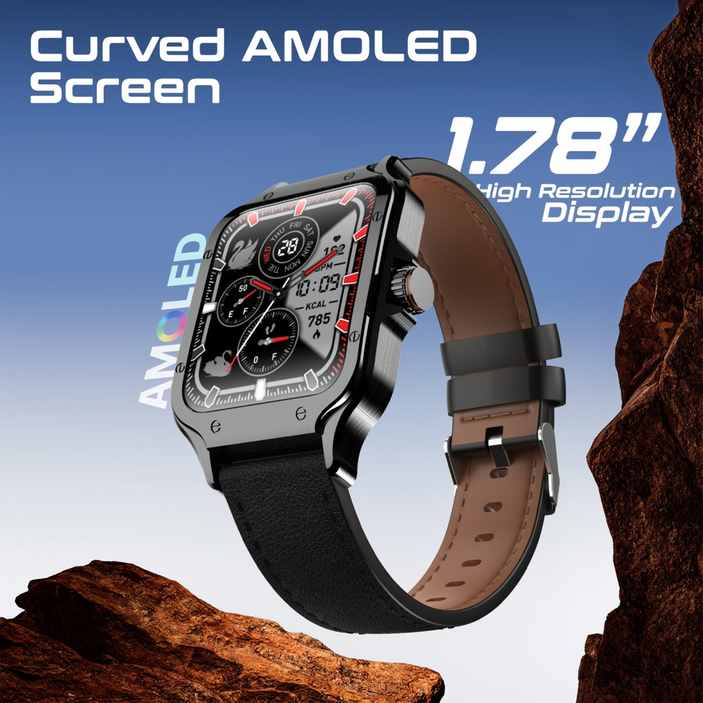 ActivLife™ Curved AMOLED Screen Smartwatch with BT Calling – Promate ...