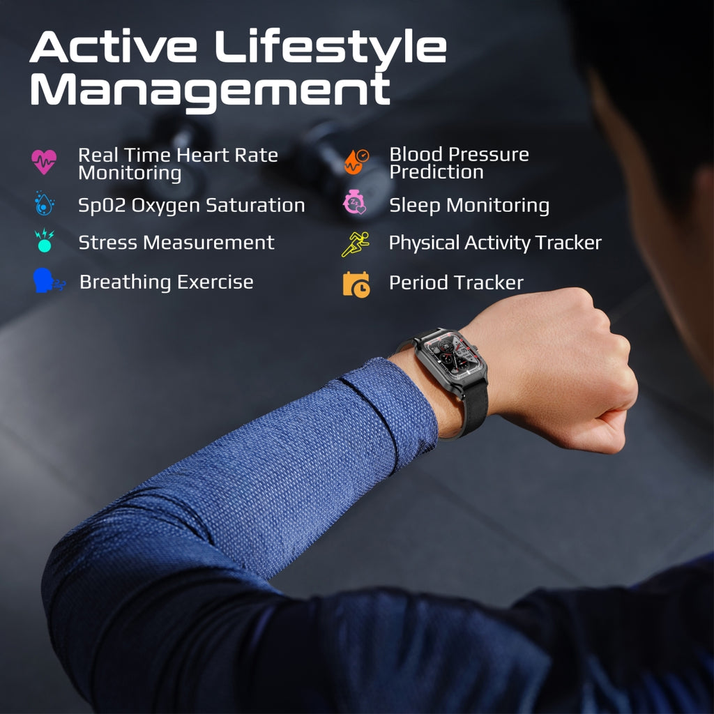 ActivLife™ Curved AMOLED Screen Smartwatch with BT Calling – Promate ...