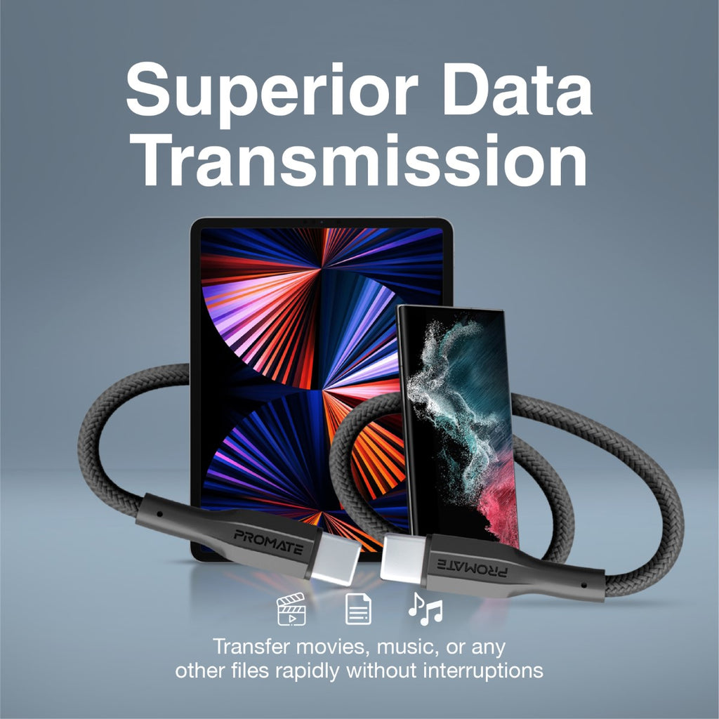 High Tensile Strength Data & Charge USB-C Cable – Promate Technologies