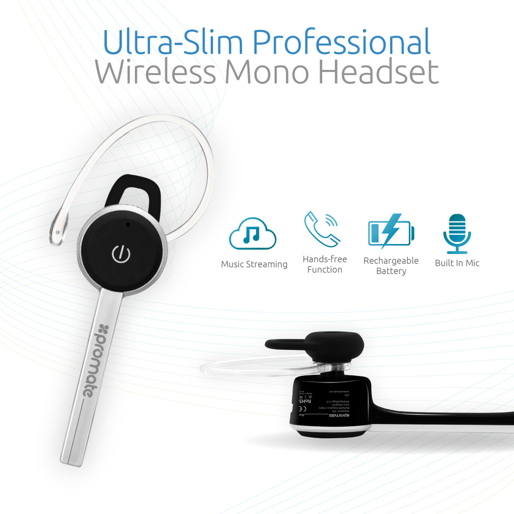 Multipoint Bluetooth 4.1 Earphone with Noise Cancelling Microphone and ...