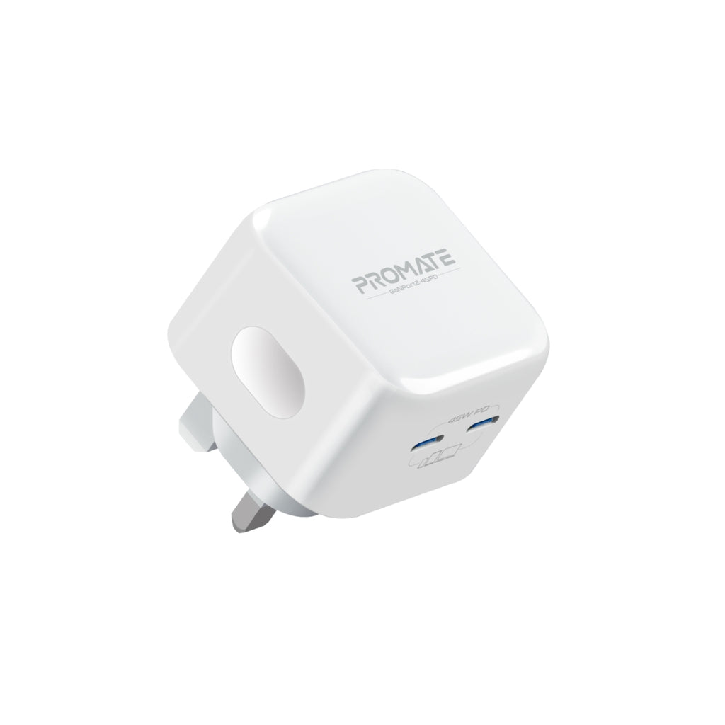 45W Power Delivery GaNFast™ Charging Adapter – Promate Technologies