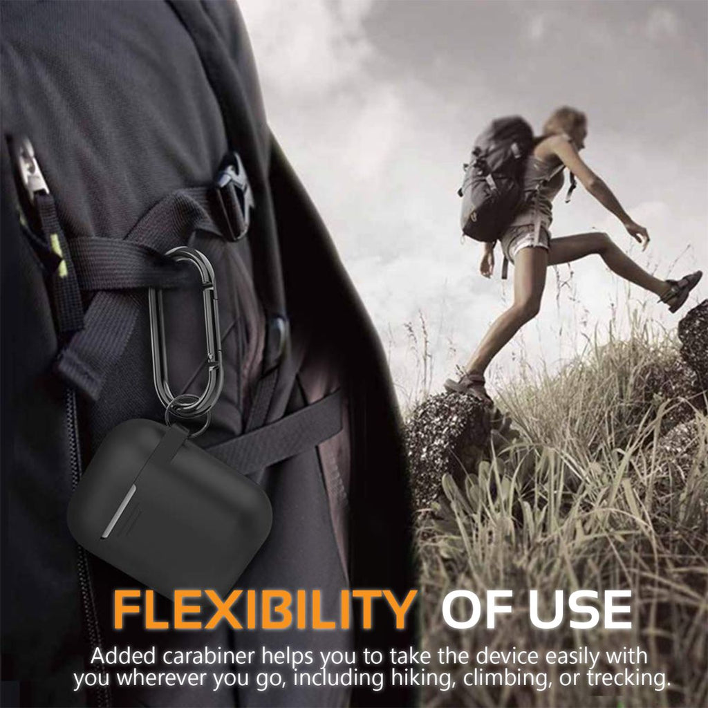Secure Slim Silicon Airpod Case with Quick-Snap Hook – Promate Technologies