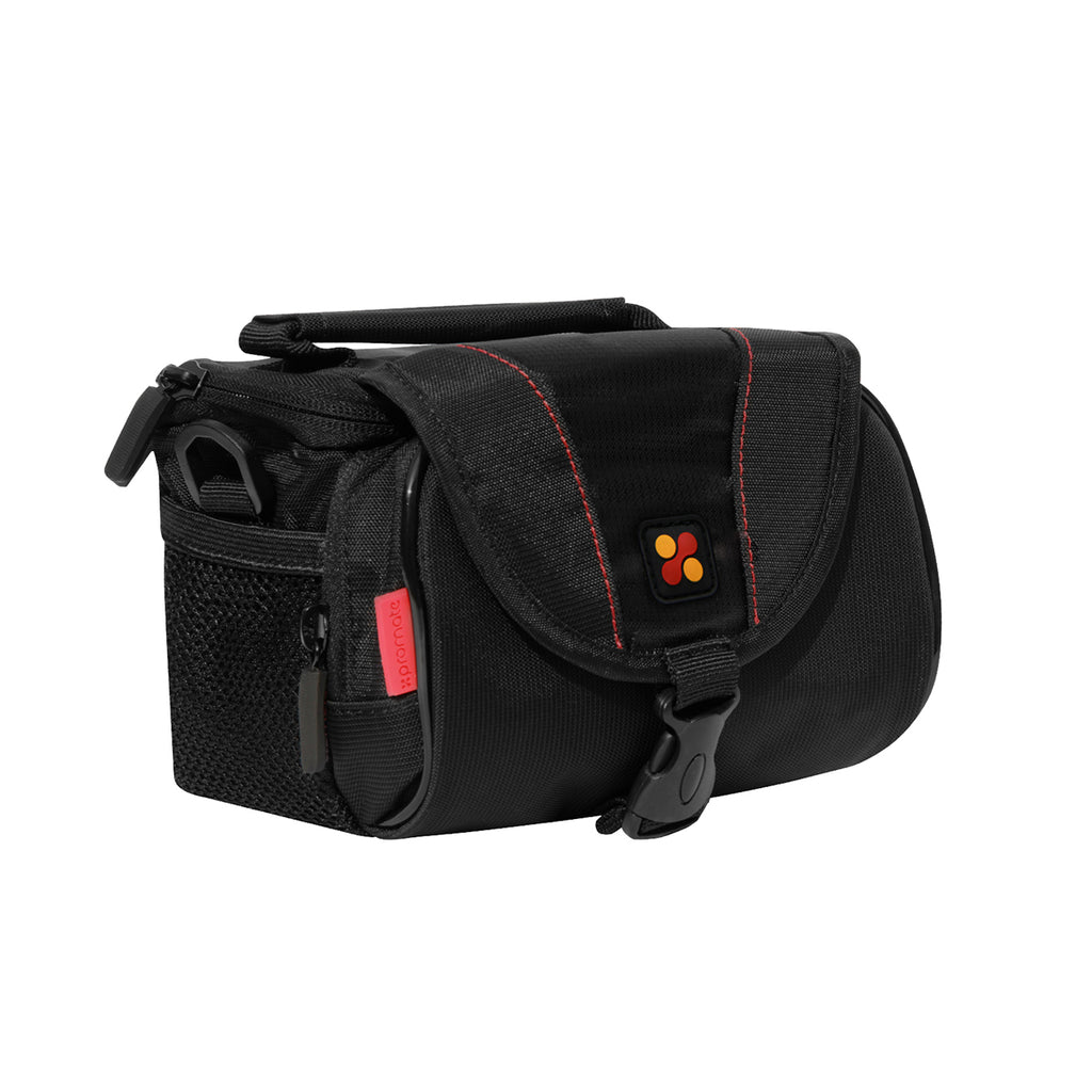 Compact Camera Case with Front Storage, Side Mesh Pocket and Shoulder ...